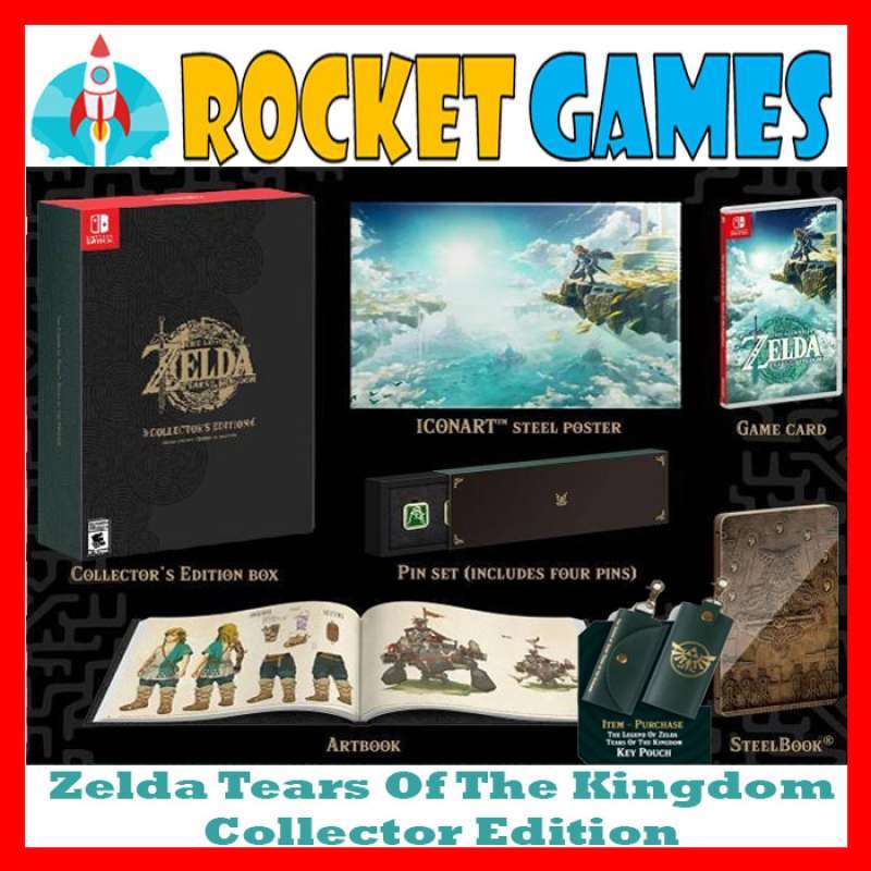 Jual Nintendo Switch The Legend of Zelda Tears of the Kingdom Collector ...