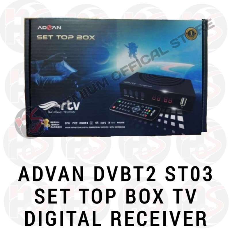 Promo ADVAN DVBT2 ST03 Full HD 1080p Set Top Box TV Digital Receiver ...