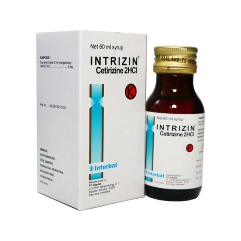 Intrizin Cetirizine 10 Mg Lengkap Harga Terbaru Juli 2024 | Blibli