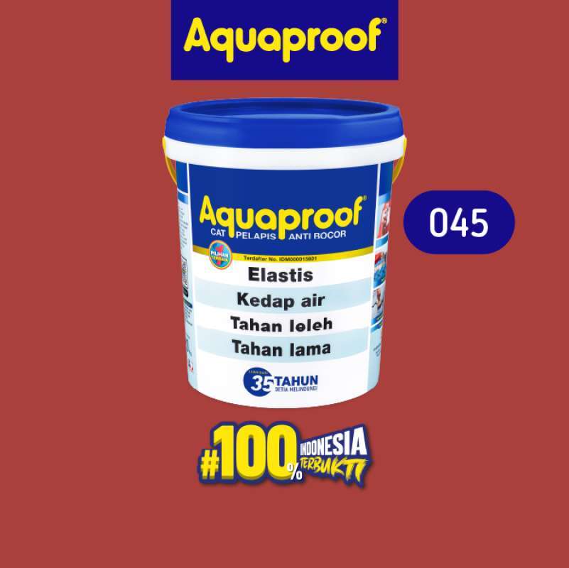 Promo Aquaproof - 20 Kg - Cat Pelapis Anti Bocor - Merah Delima Diskon ...