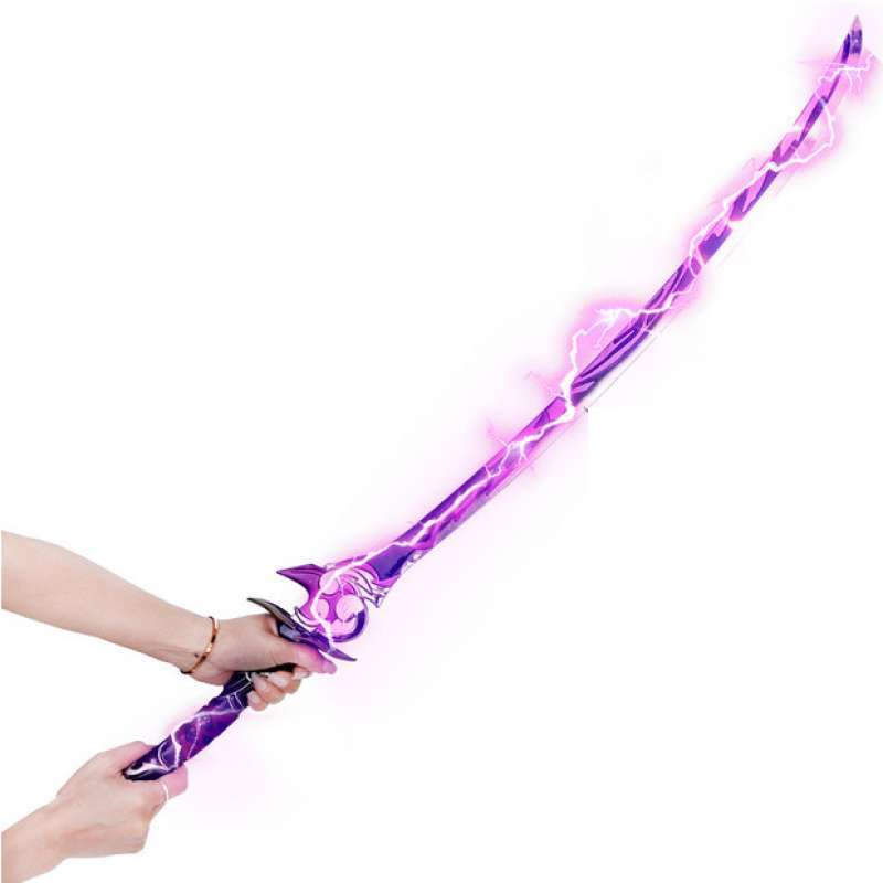 Promo Gensin Impact Ei Raiden Shogun Musou Isshin Foam LARP Sword 100CM ...