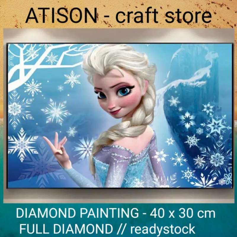 Promo Diamond Painting Disney Elsa Frozen Diskon 23% di Seller Andalas ...