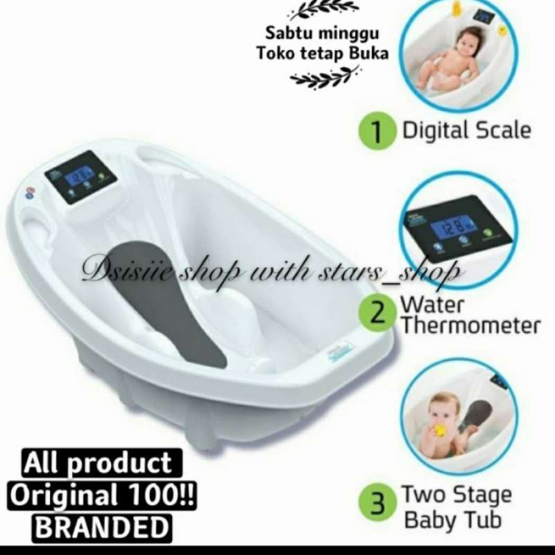 Promo Aqua Scale 3 In 1 Baby Bath + Stand / Bak Mandi Bayi Digital ...