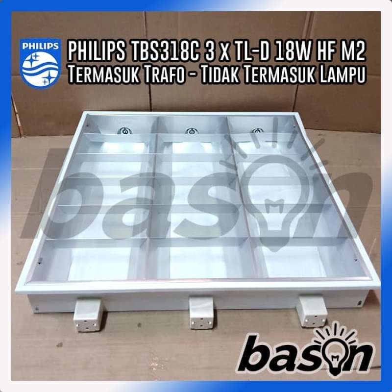 Jual Philips Tbs318 C 3xtld-18w Hf M2 Recessed - Housing Tl 60cm Di ...