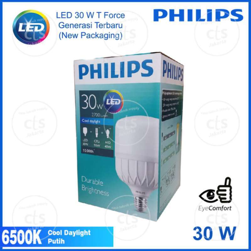Promo Lampu LED Philips 30W 30 W 30 Watt 30Watt Putih Diskon 23% di Seller Cuanz Store ...