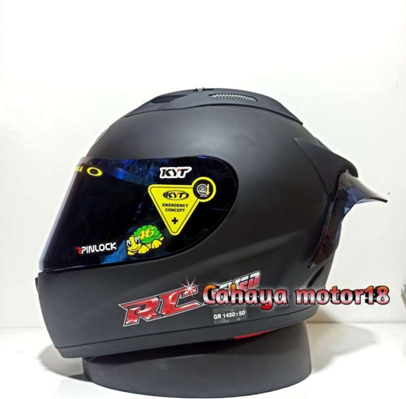 Promo Gratis Ongkir Paket Ganteng Helm Kyt Rc7 Rc Seven Solid/Polos ...