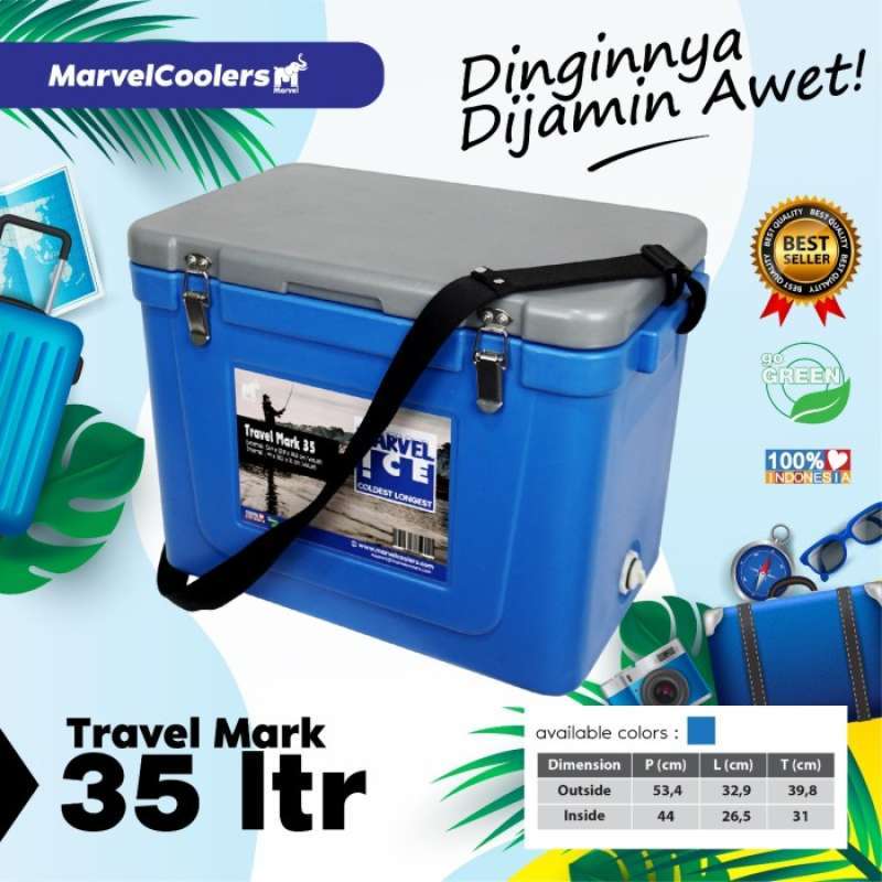Jual Cooler Box Ice 35 Liter Marvel / Cool Box / Kotak Boks Box Es Di ...