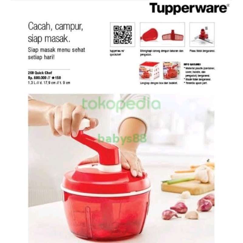 Promo Mixer Tanpa Listrik Tupperware - Speedy Chef Tupperware Diskon 13 ...