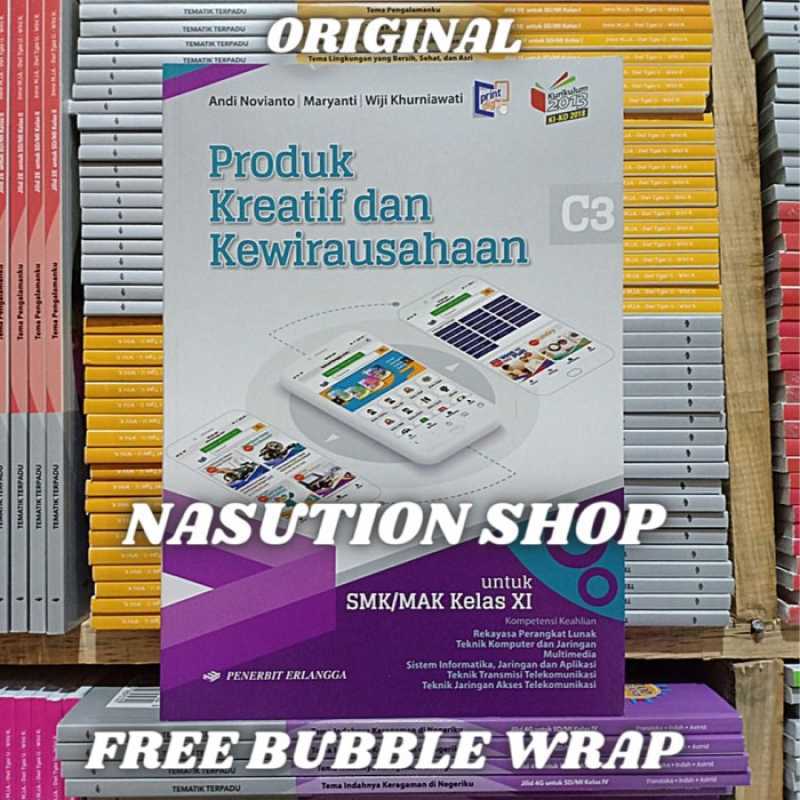 Promo Buku Produk Kreatif dan Kewirausahaan Kelas XI 11 / 2 SMK Erlangga ORI - Multicolor Diskon ...