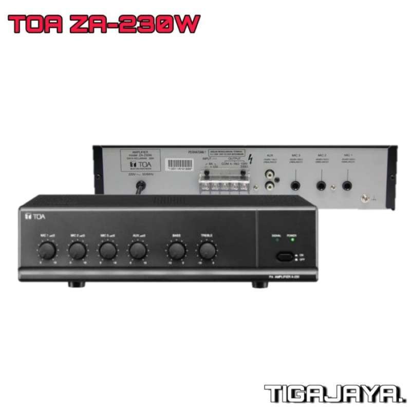 Promo Ampli TOA / Amplifier /Mixer Amplifier TOA ZA 230 W / 230W (30w ...