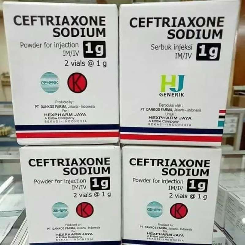 Jual Ready Ceftriaxone Isi 2 Vial Injeksi di Seller Saif shop - Pal ...