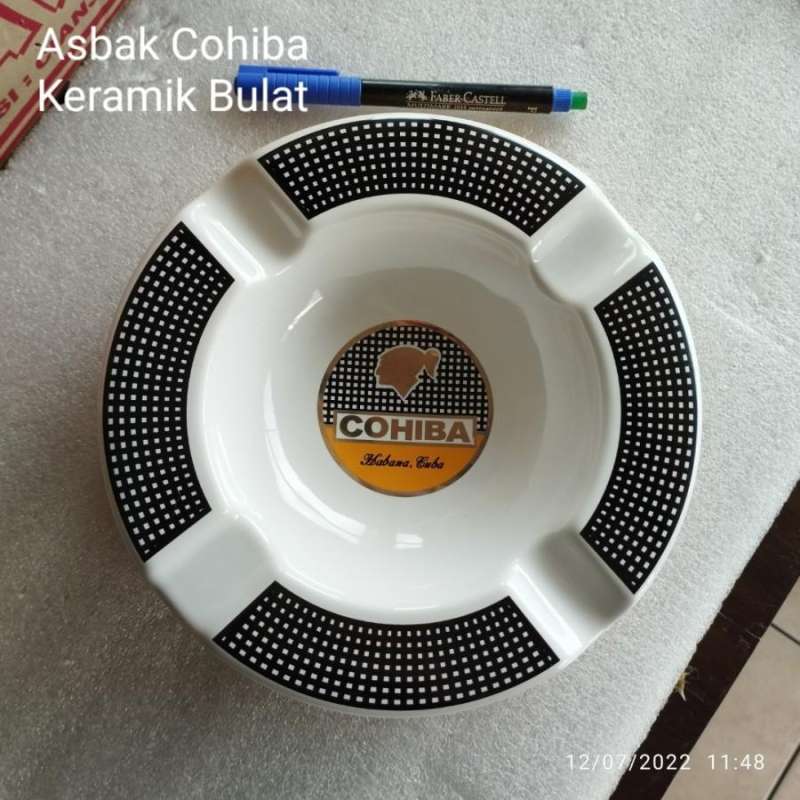 Jual Asbak Besar Berlogo Keramik Bulat di Seller Dede Riyanti Shop ...