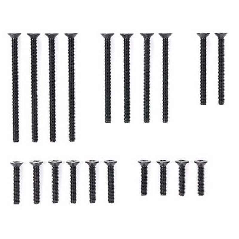 Jual Tamiya Stainless Steel Countersunk Screw Set Black - Item 95415 Di ...