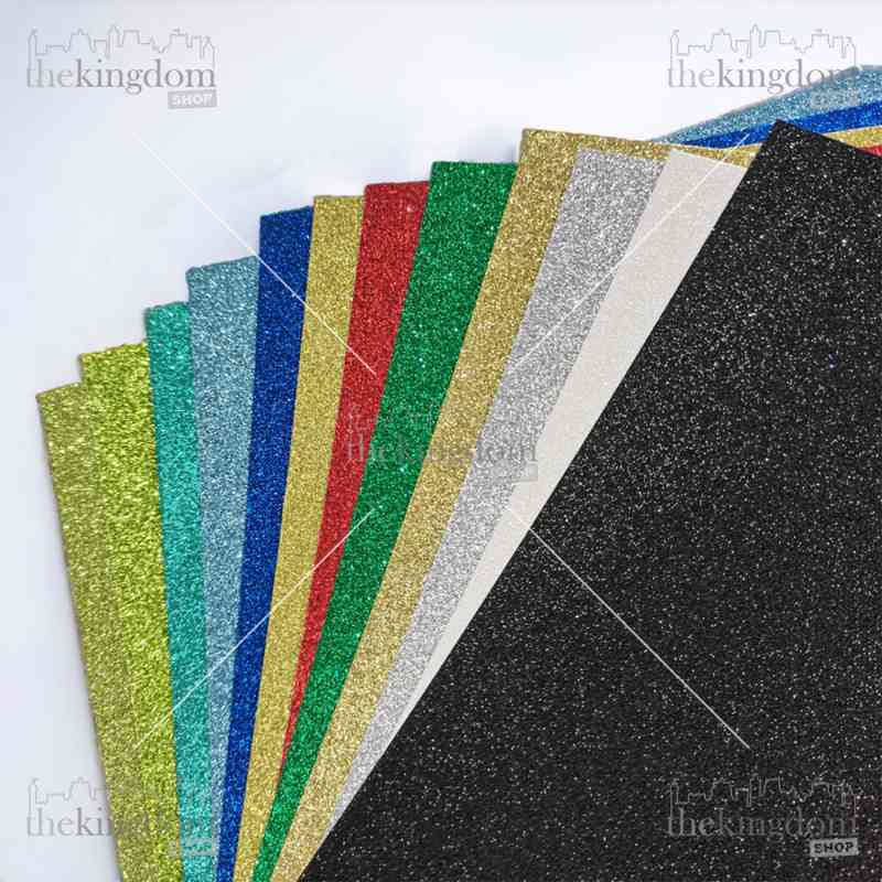 Jual Master Karton Glitter Art A4 Kertas Paper Sparkle - Kuning Di ...