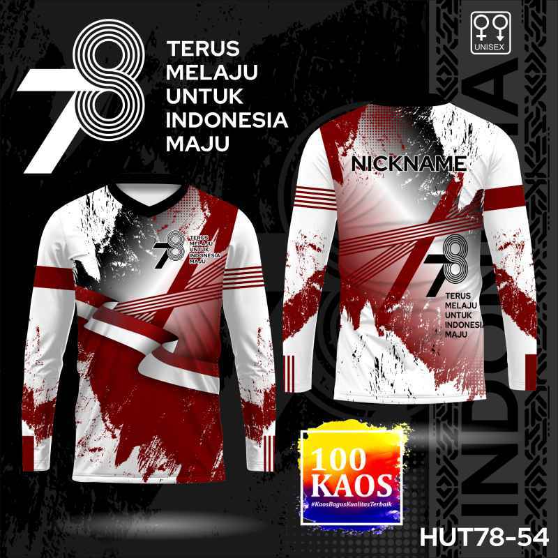 Promo Jersey Dri Fit HUT Ke 78 Kemerdekaan Republik Indonesia 06 - S Putih Diskon 70% di Seller ...