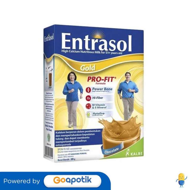 Jual Entrasol Gold Pro-fit Rasa Coklat 350 Gram Box Di Seller Apotek ...