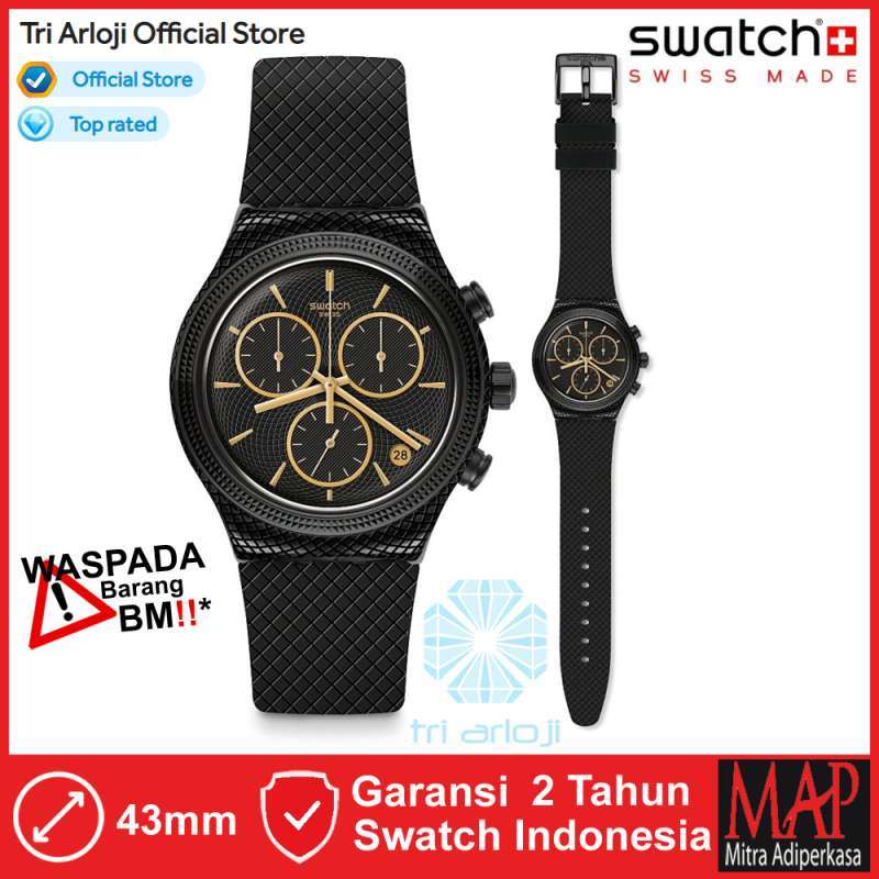 Promo SWATCH YVB408 Original Swatch CRAZY FOR PRECIOUS Jam Tangan Pria ...
