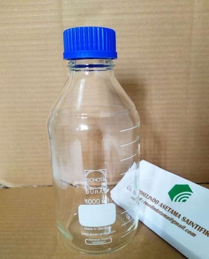 Promo Duran Laboratory Bottle 1000 Ml Lab Botol 1 L Sample Screw Diskon ...