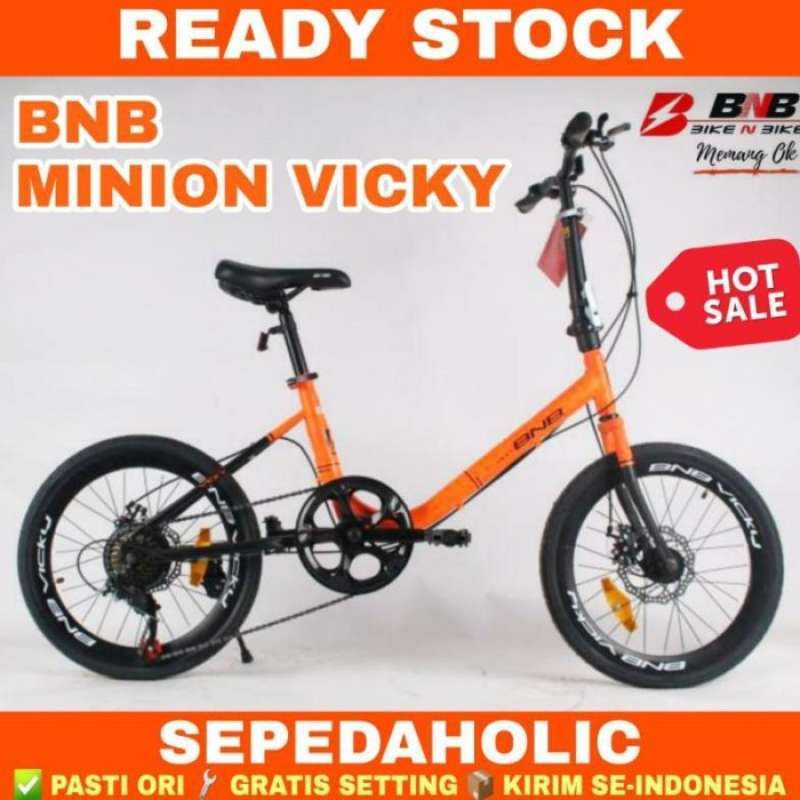 Promo Sepeda Minion BNB VICKY 7 Speed Ukuran 20 Inch READY!!! Diskon 23 ...
