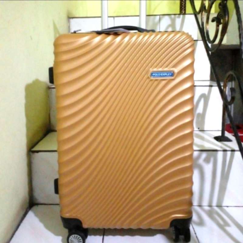 Jual Koper Polo Expley Fiber Ukuran 24 Inch Roda 4 -Gold di Seller ...