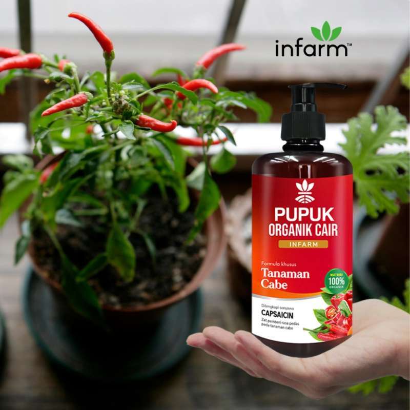 Promo Infarm - Pupuk Organik Cair Tanaman Cabai 500ml Poc Kompos Diskon ...