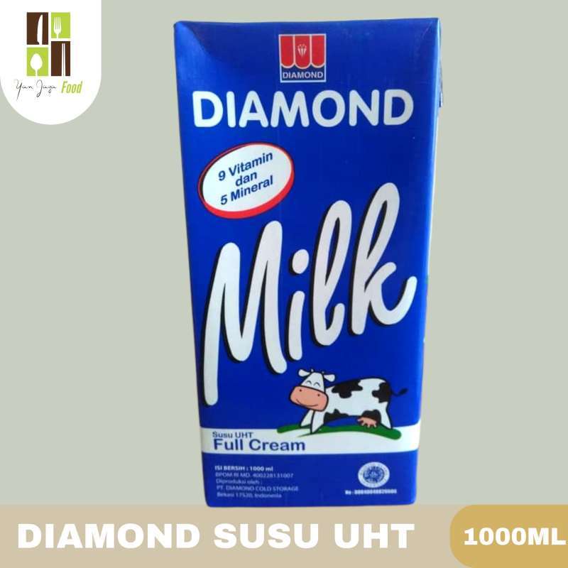 Jual Diamond UHT Milk / Susu UHT Full Cream 1000ml di Seller Yan Jaya ...