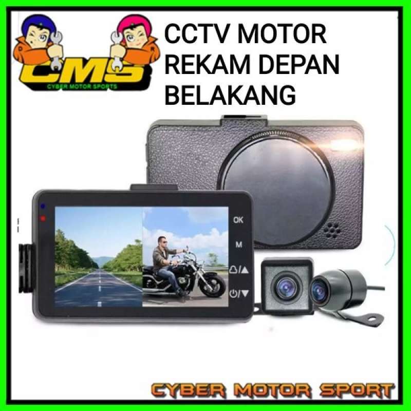 Jual Cctv Kamera Motor Rekam Depan Belakang Waterproof. Dashcam Sepeda ...