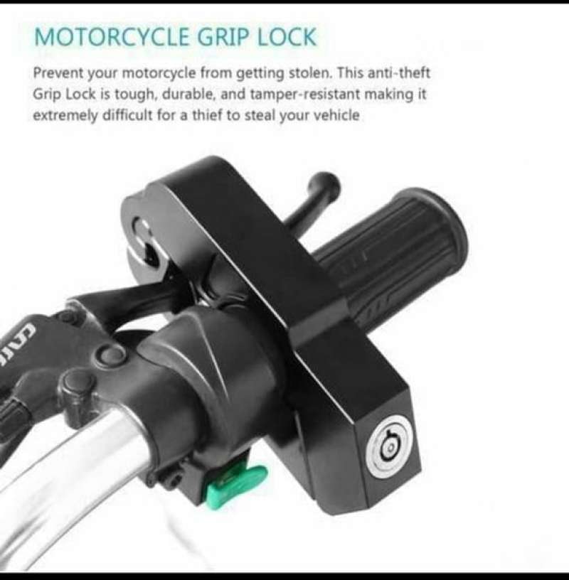 Promo GRIPLOCK GRIP LOCK CAPSLOCK Kunci gembok pengaman motor anti ...