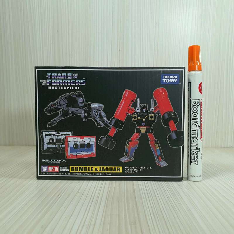 Jual mainan action figure transformers masterpiece rumble and jaguar by ...