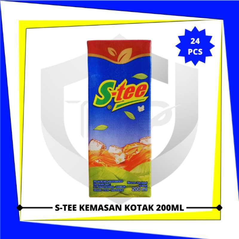 Jual S-TEE Minuman Teh Kemasan Kotak 200ml x 24 pcs (1 Karton) di ...
