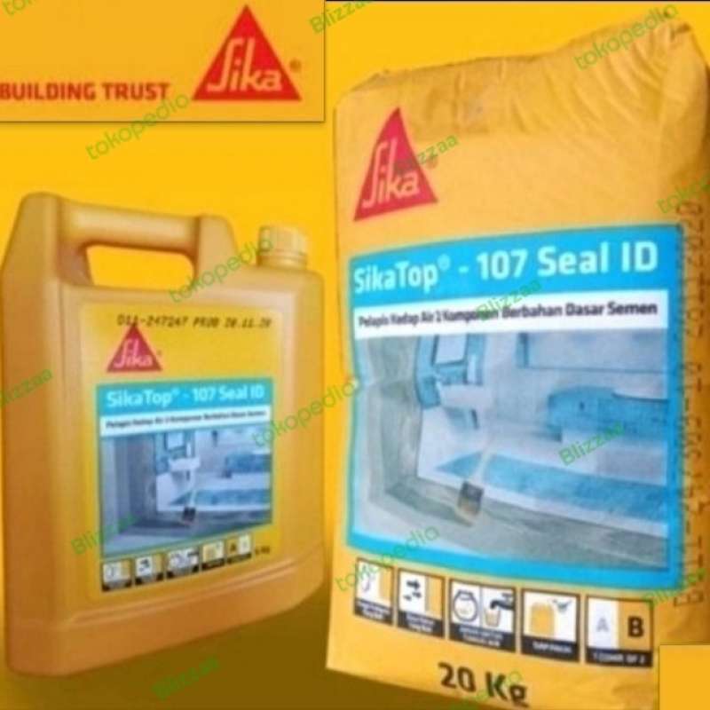 Promo Sika Top 107 Seal (A+B Set) 20kg + 5ltr Set Diskon 33% di Seller Maju Kuat Bersama - Tugu ...
