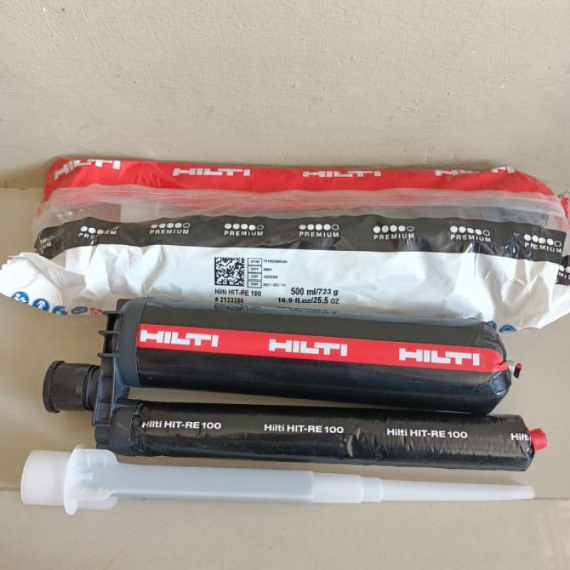 Jual Hit Re 100 Chemical Anchor Hilti,lem Anchor Beton,rebar Stek-500 ...