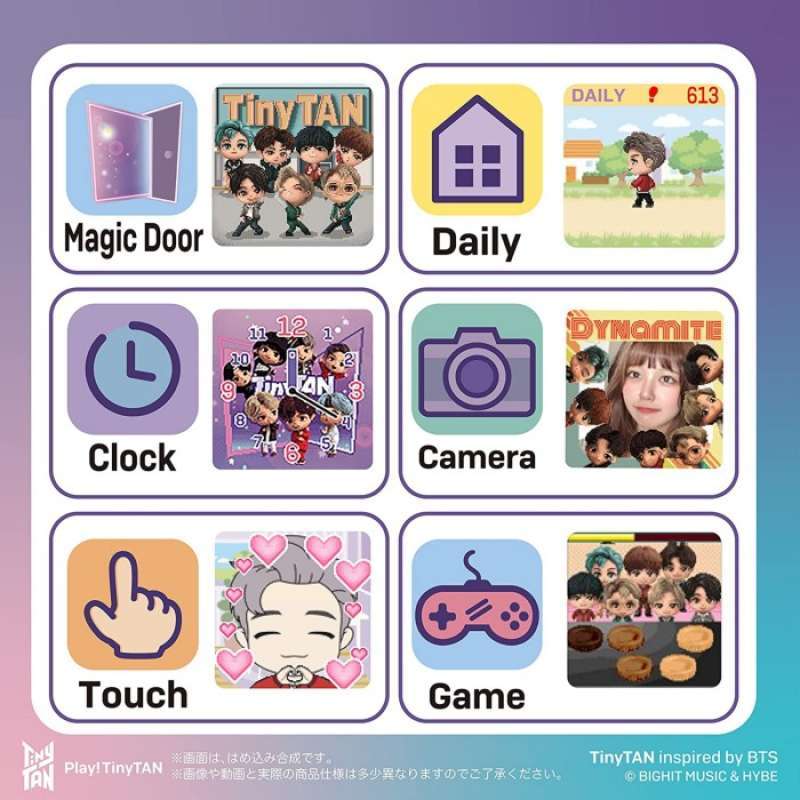 Jual Play! Tinytan Tiny Tan Digital Clock With Mini Camera Full Color Lcd Di Seller Indah Home ...