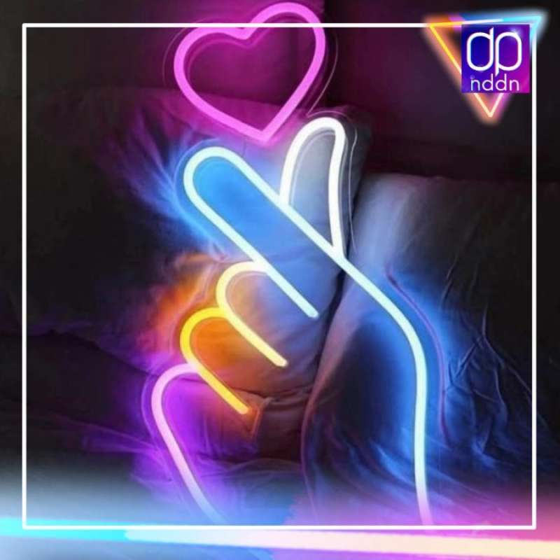Promo Lampu Hias Neon Flex Custom Gambar Sarangheo Diskon 23% di Seller ...