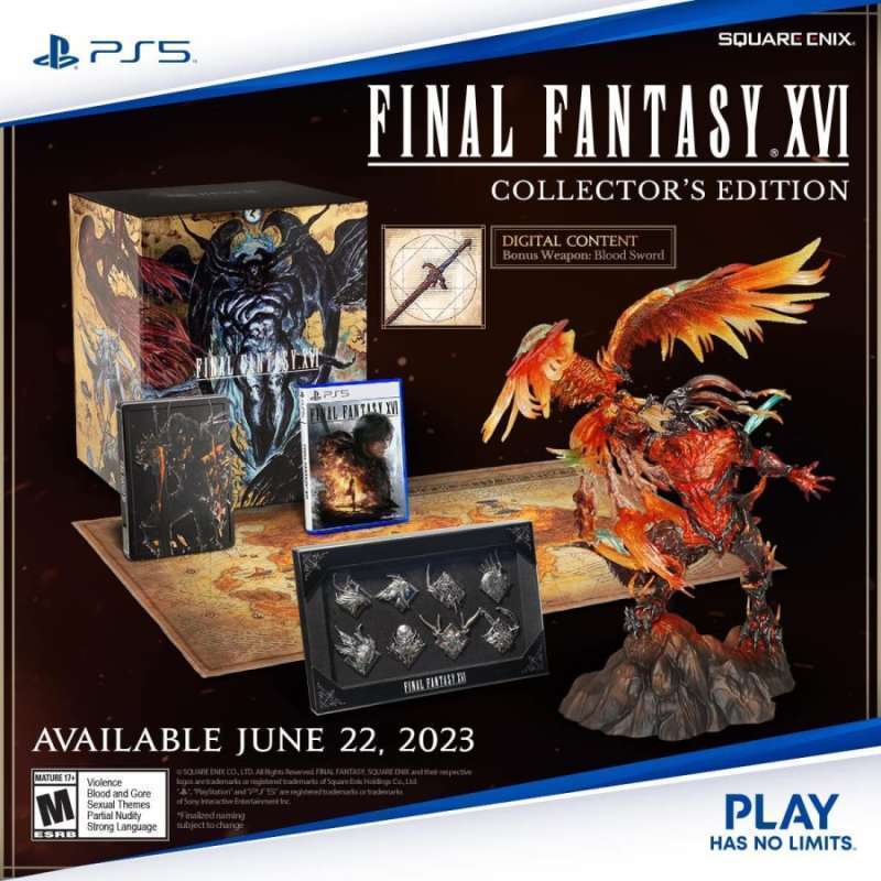 Jual PS5 Final Fantasy XVI 16 - Collector's Edition di Seller indogameshop Official Store ...