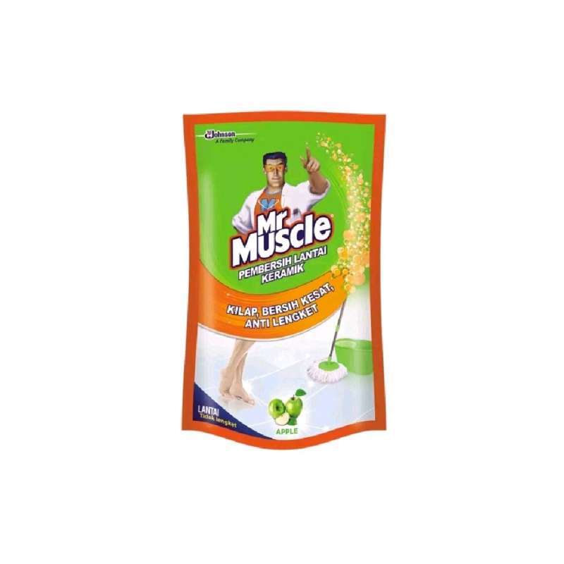 Jual Mr. Muscle Pembersih Lantai Keramik Apple Pouch 720 ml di Seller ...