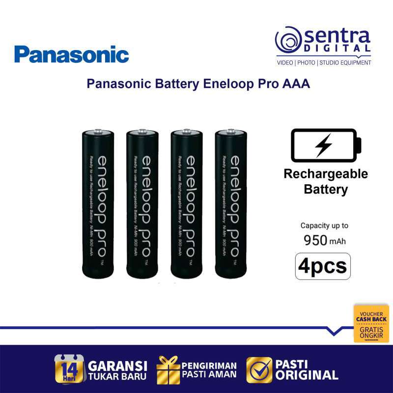 Jual Panasonic Battery Eneloop Pro Aaa Up To 950 Mah 4 Battery Di