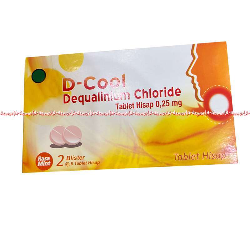 Jual D-cool Dequalinium Chloride 2blister Tablet Hisap Radang Pelega ...
