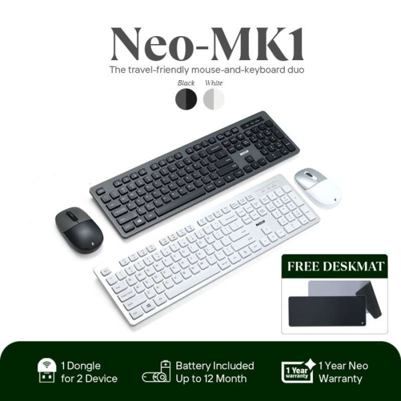 Promo Neo MK1 Wireless Combo Keyboard & Mouse Diskon 23% di Seller ...