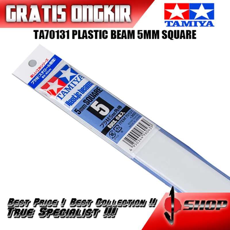 Jual TAMIYA 70131 PLASTIC BEAM 5MM SQUARE di Seller J-SHOP INDONESIA - Gundam Fort | Blibli