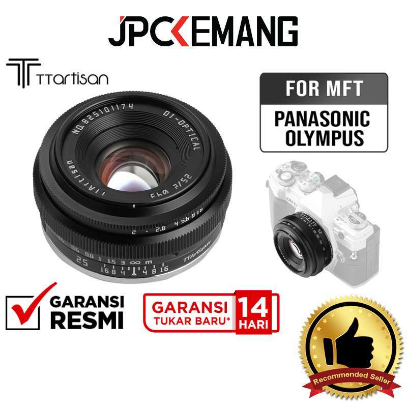 Promo Jpc Kemang Ttartisan 25mm F2 For Panasonic Olympus Mft Ttartisans