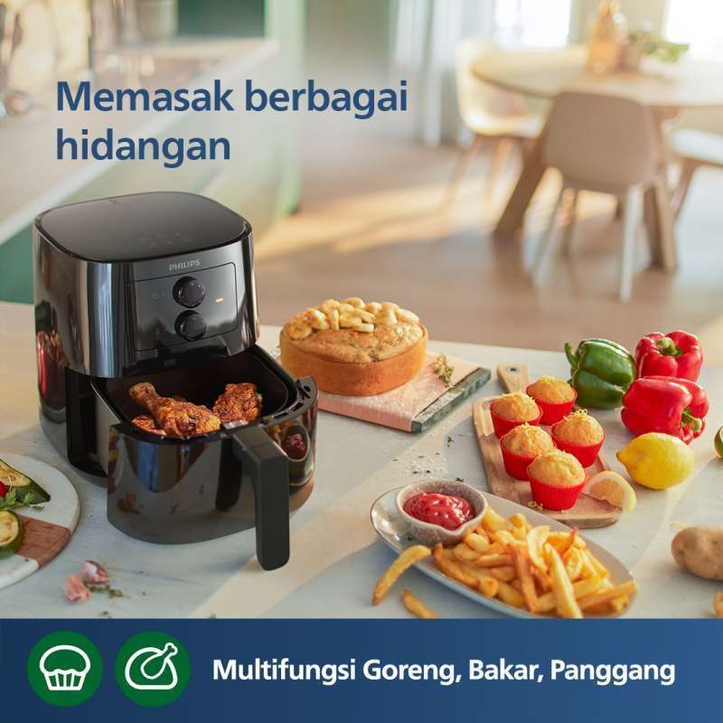 Jual Philips Hd9200/90 Essential Air Fryer Di Seller Philips Official Store - Gudang Blibli | Blibli