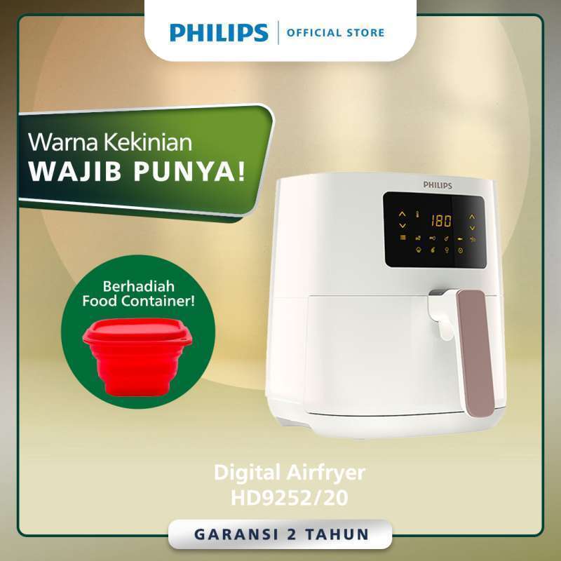 Promo Philips Digital Airfryer Hd9252/20 - Kapasitas 0.8kg / 4.1 L ...