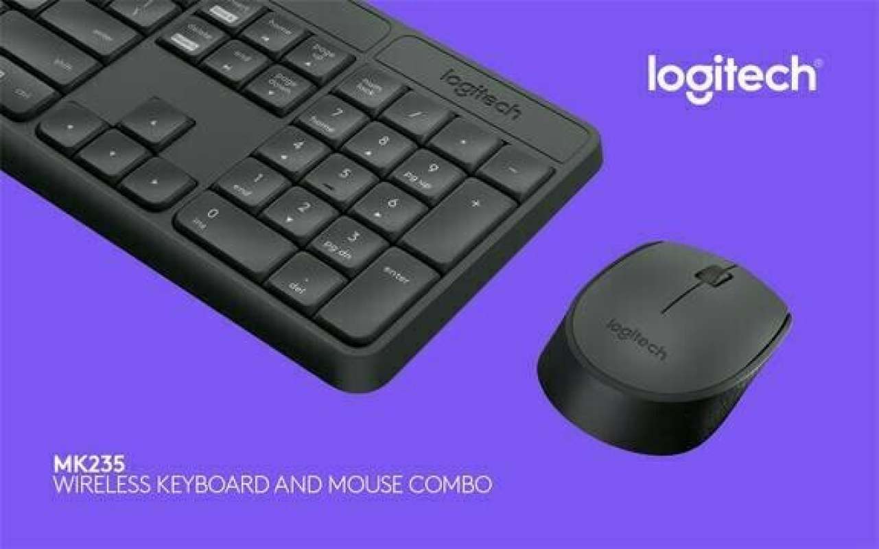 Promo Logitech MK235 Wireless Keyboard Combo With Mouse MK 235 Diskon ...