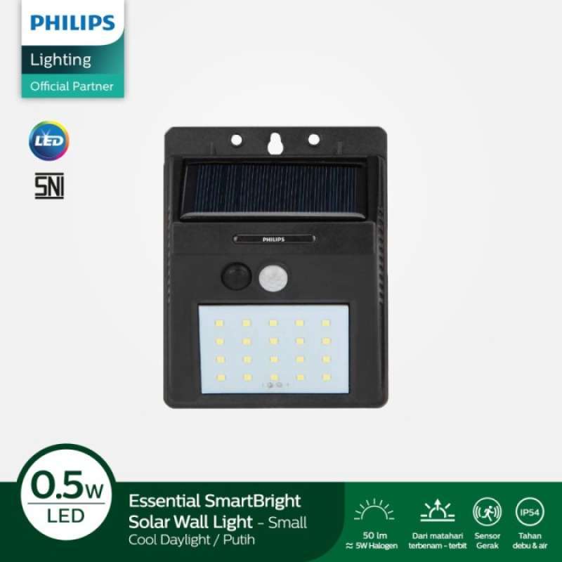 Promo Philips Essential Smartbright Solar Wall Light Small Diskon 23% ...