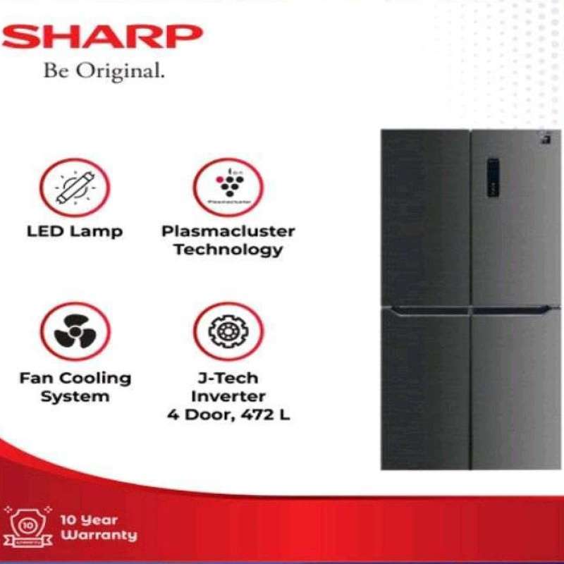 Promo Sharp Kulkas Side By Side 4 Pintu SJ-IF50PM-DS / SJIF50PMDS ...