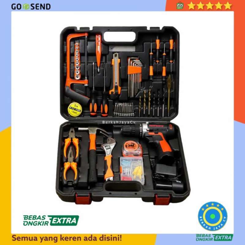 Promo Toolset Toolbox Toolkit Set Tool Kit Toll Box Tool Set Hand Tool 102pc Diskon 22% Di ...