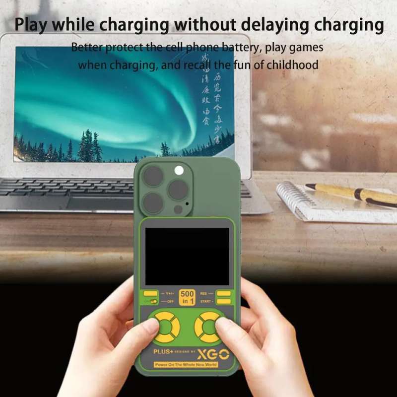 Promo Zola Game Powerbank MagSafe Fast Wireless Charging With 500 Retro ...