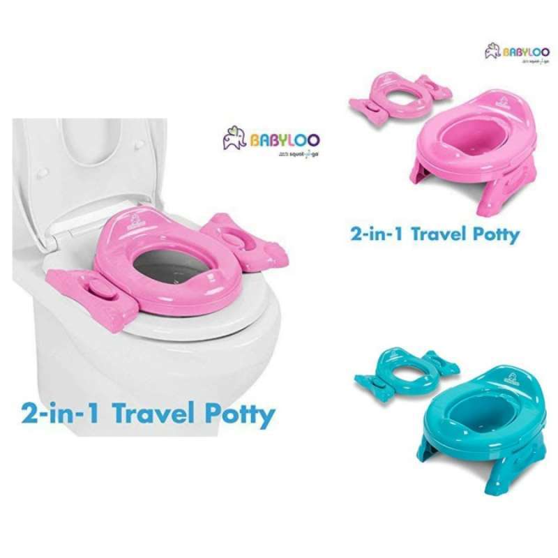 Jual Babyloo Pispot Anak 2 In 1 Multipurpose Folding Potty Training ...