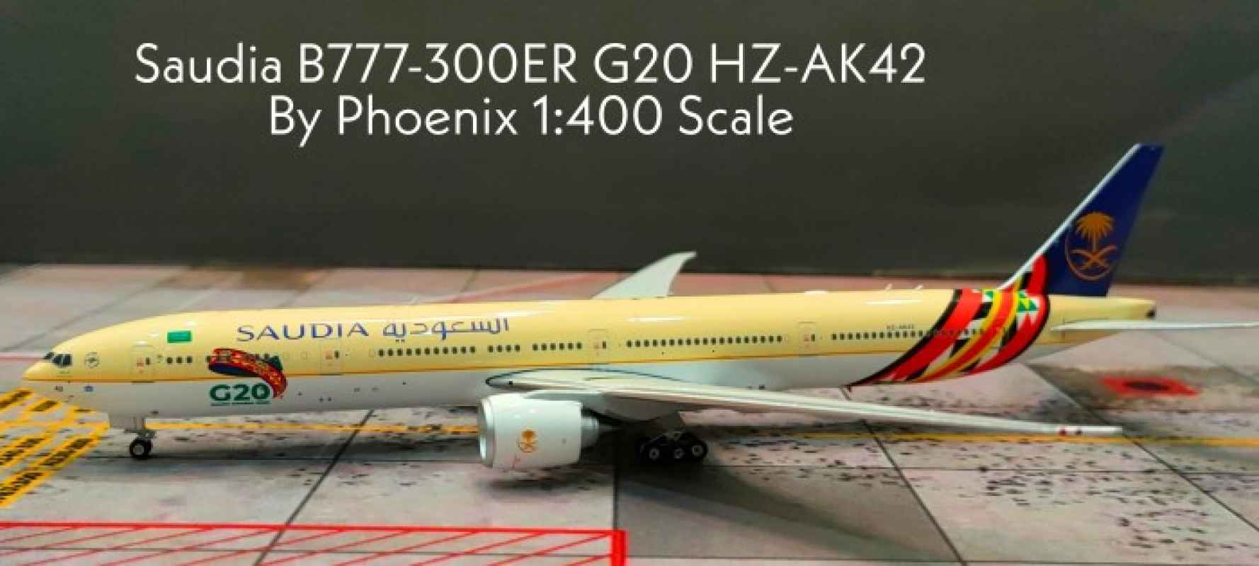 Jual Saudia B777-300er G20 Hz-ak42 By Phoenix 1:400 Scale Di Seller ...